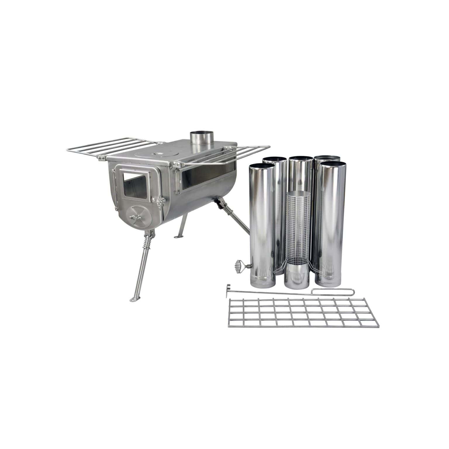 Woodlander Double View Camping Stove Large. Buy now
