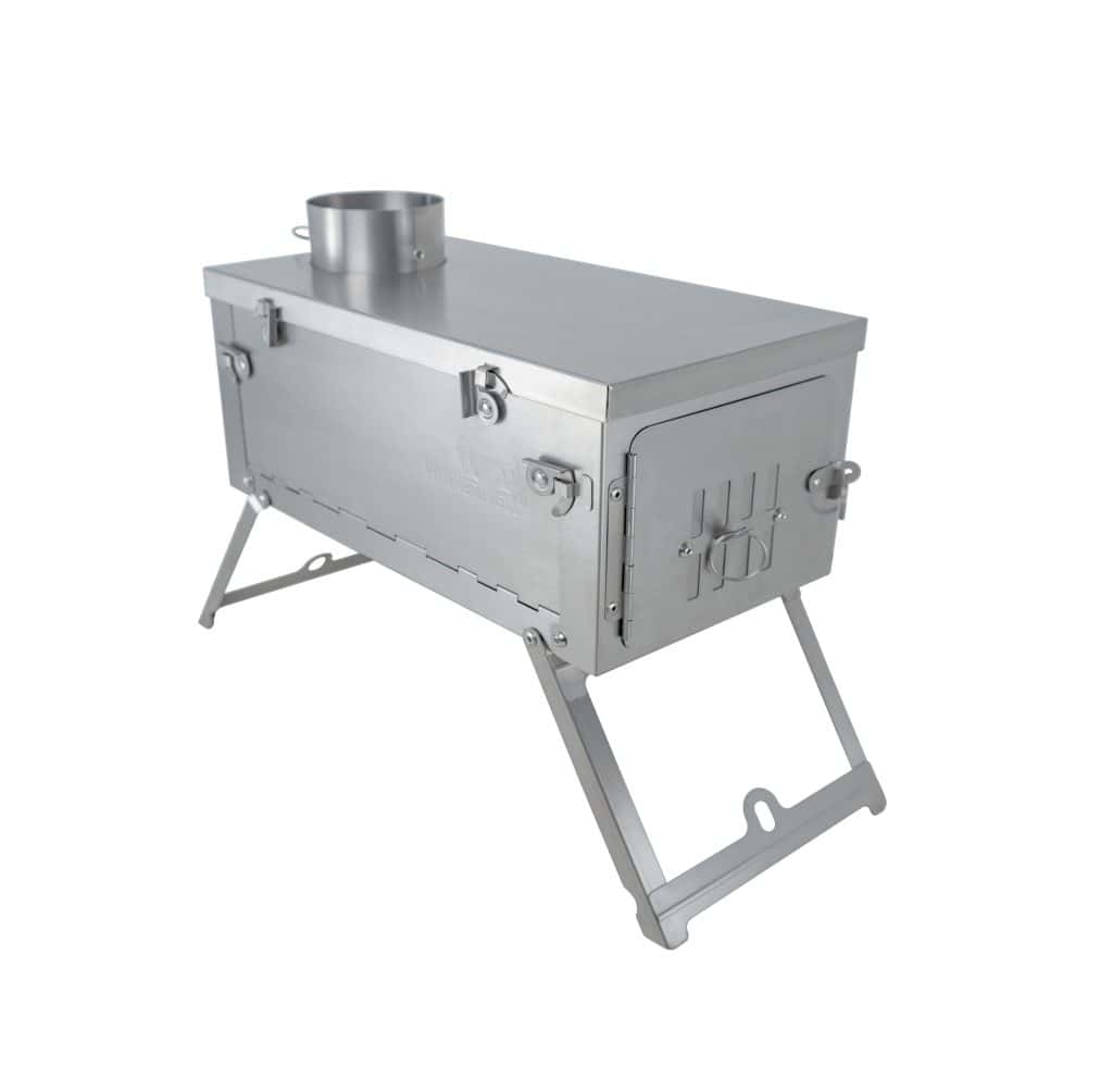 Titanium Camping Stoves: The Backpack & Fastfold. Buy now!